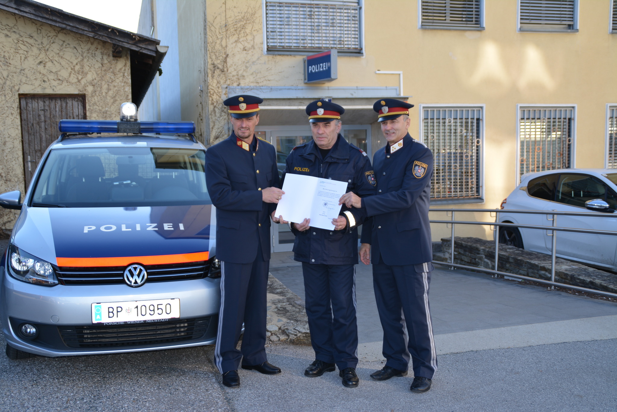 Peter Fleck erhielt Belobigung - Oberwart