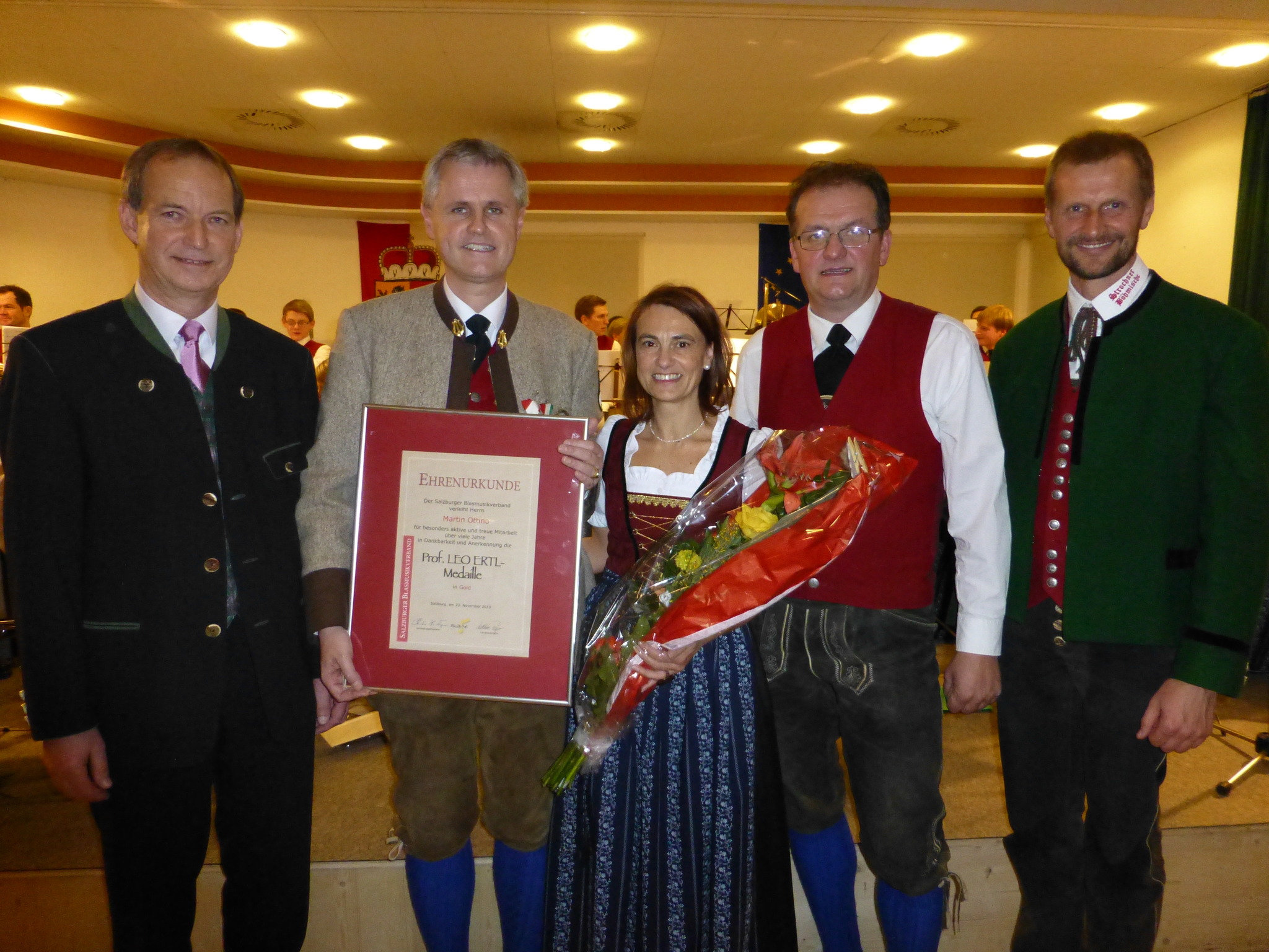 30 Jahre Kapellmeister in Dienten - Pinzgau