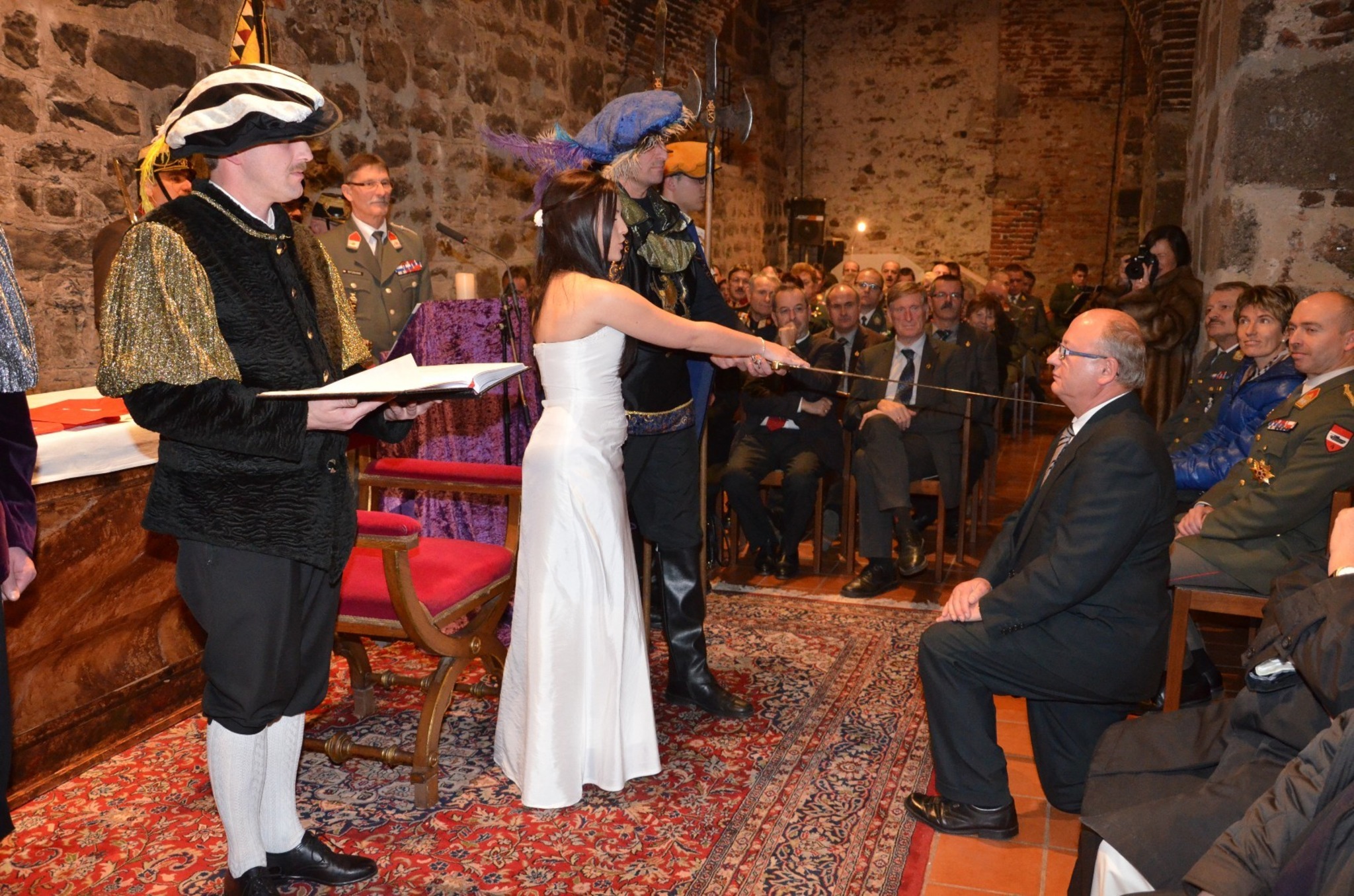 Artilleristen huldigten der Heiligen Barbara - Horn