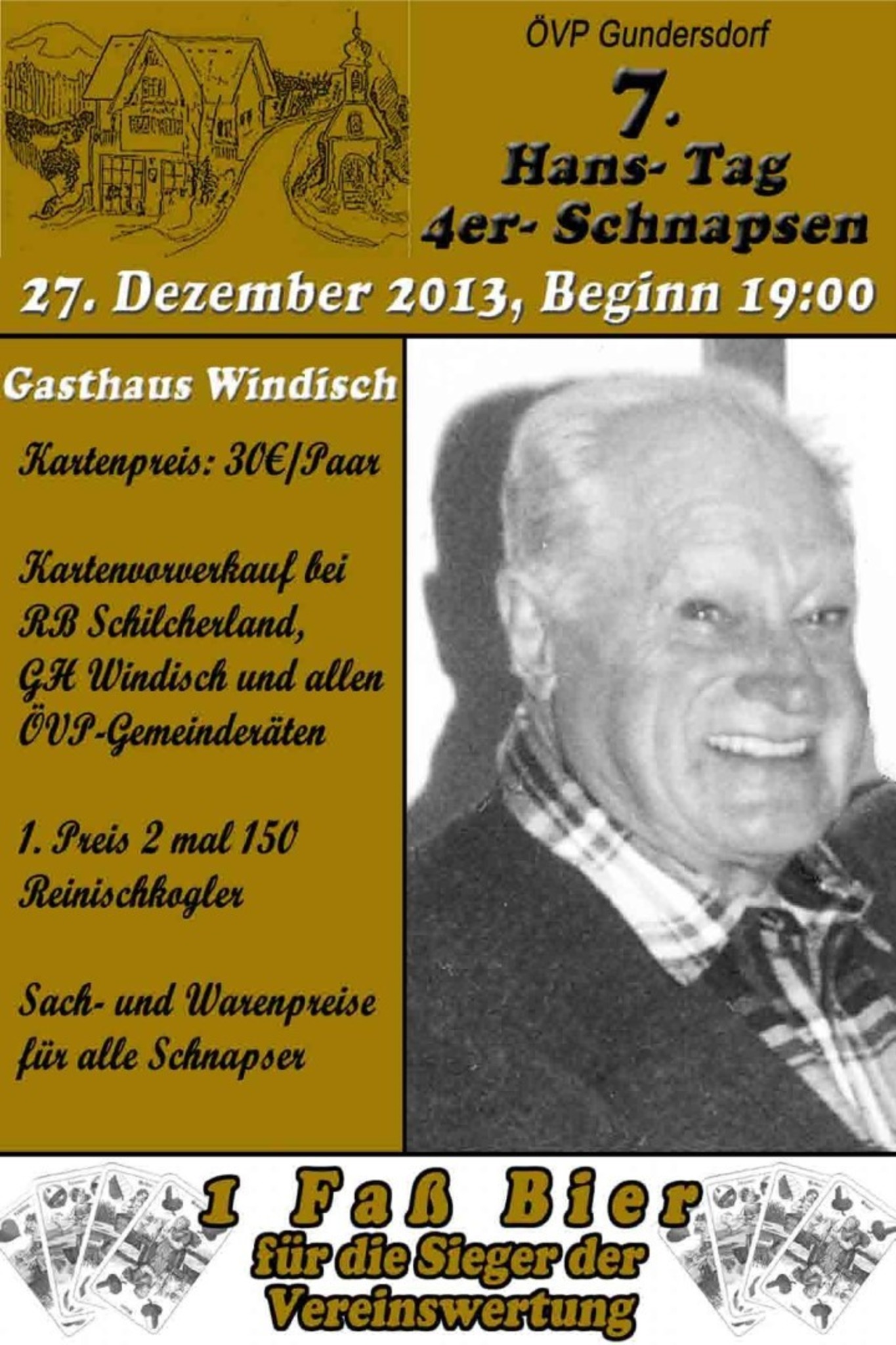 7. Hanstagschnapsen in Gundersdorf - Deutschlandsberg