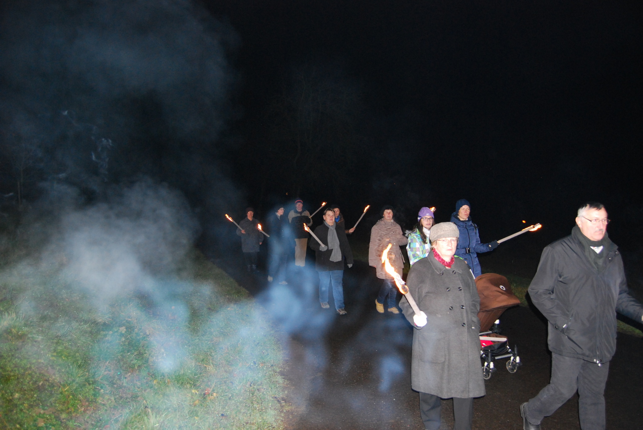 Mit der Fackel in der Hand ins neue Jahr - Leibnitz