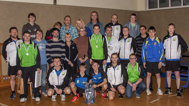 Tischtennisturnier und Ortsmeisterschaft 2014 der Union Rechberg - Perg