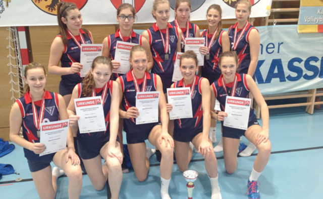 Perg: Vier Volleyball-Girls sind Vize-Bundesmeister - Perg