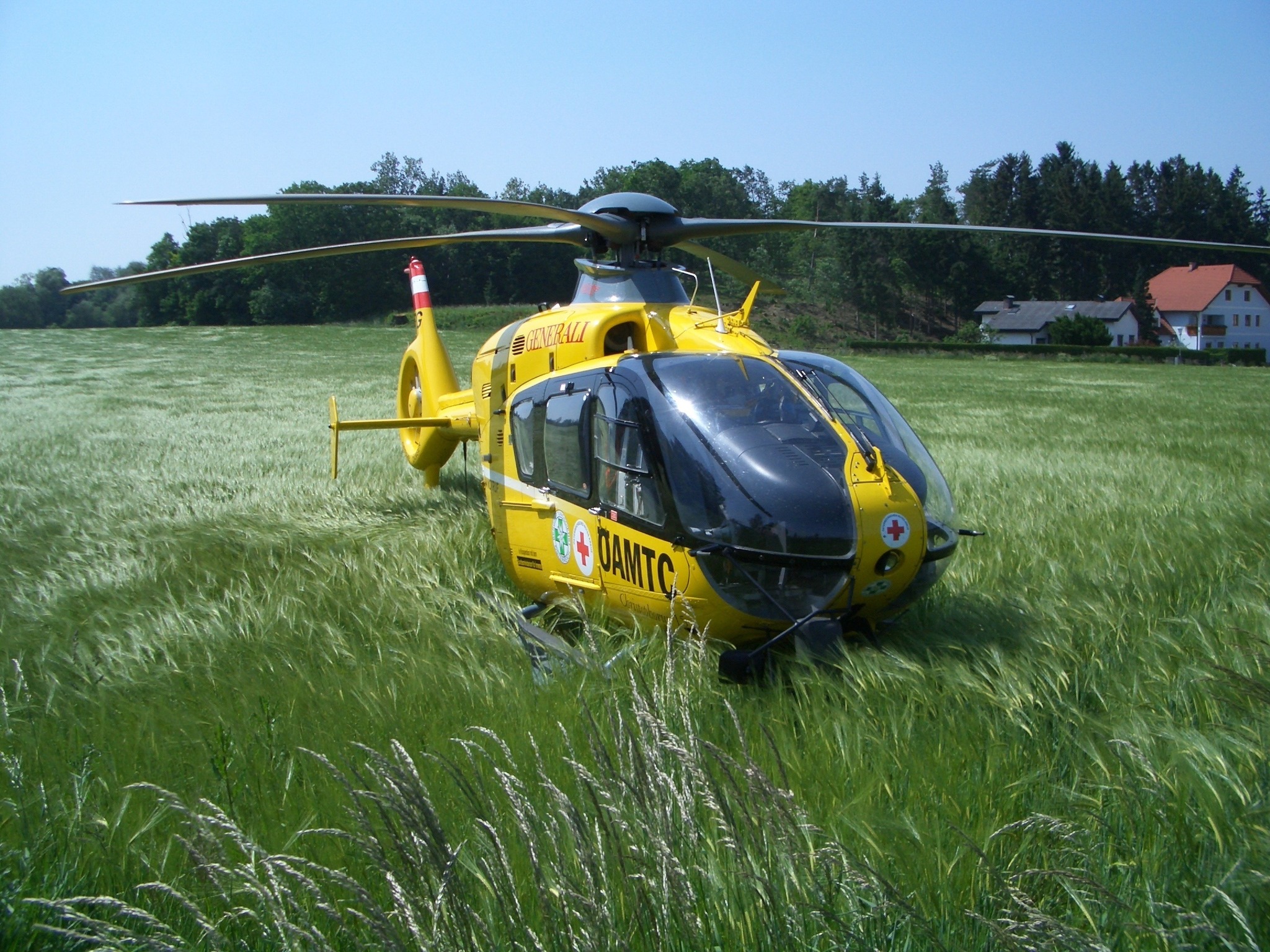 B119: Rettungshubschrauber im Einsatz - Perg