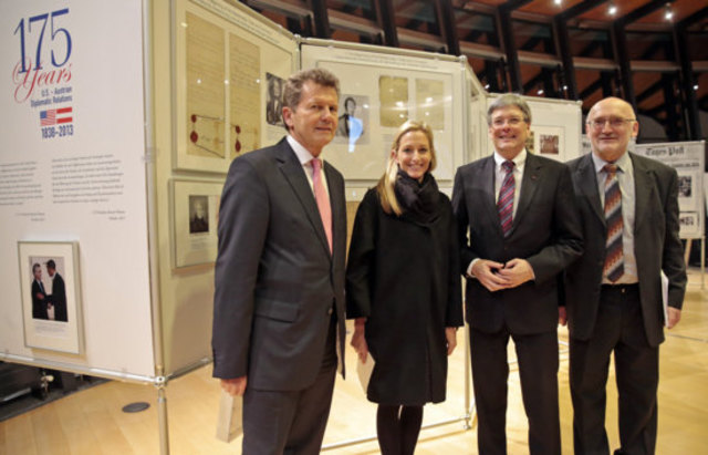 Ausstellung „175 Jahre U.S.-österreichische diplomatische Beziehungen ...