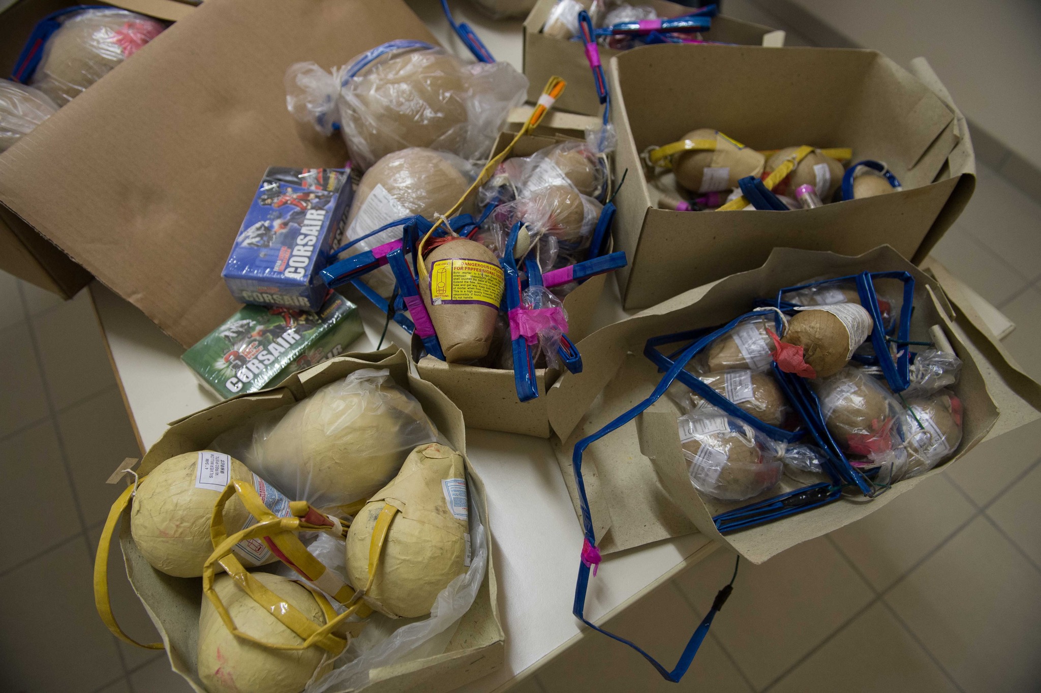 Polizisten hoben Pyrotechnik-Lager aus - Freistadt