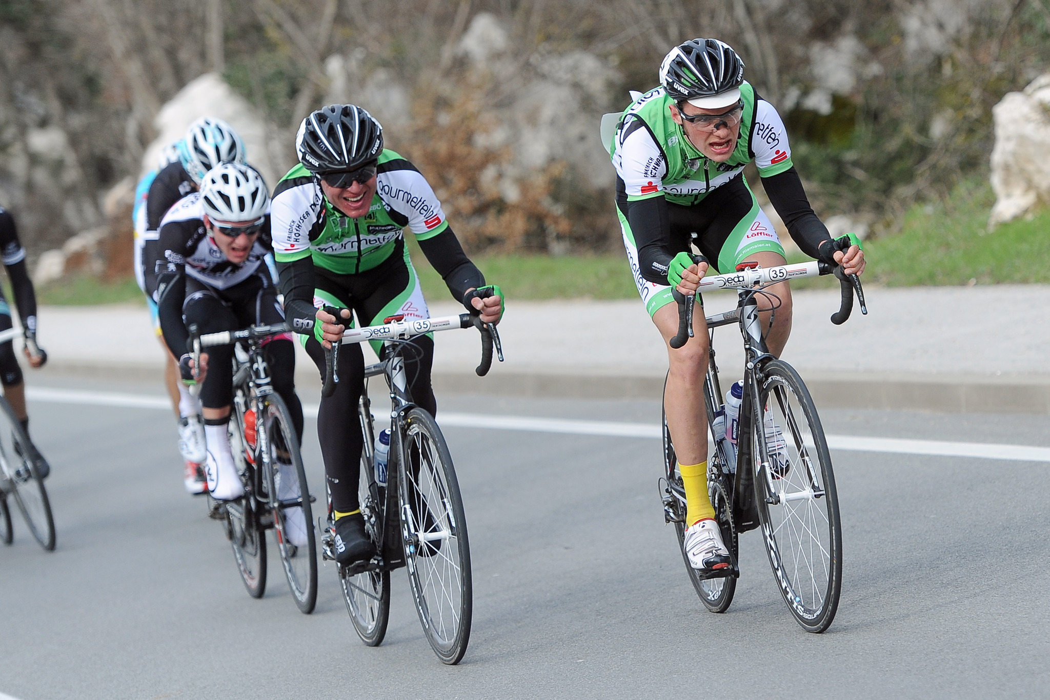 Radprofi Daniel Biedermann beim internationalen Grand Prix Izola in ...