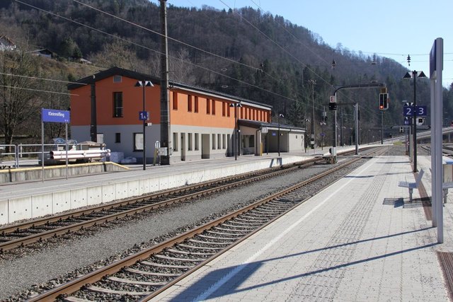 Bahnhof Kleinreifling modernisiert - Steyr & Steyr Land