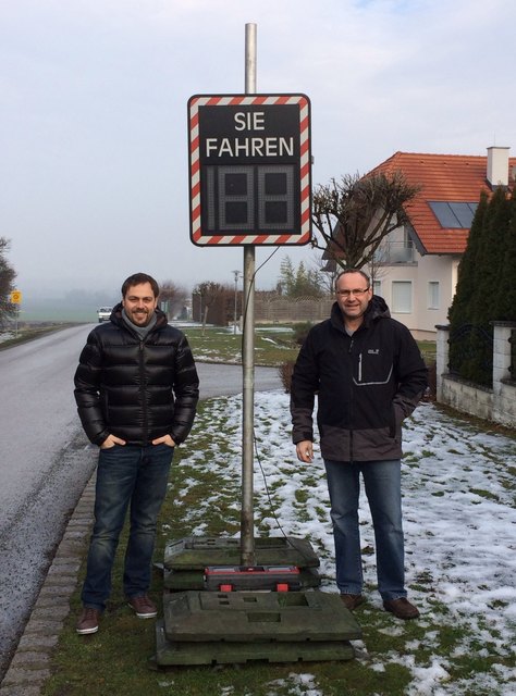 Tempomessgerät bringt Sommerein Sicherheit - Bruck an der Leitha