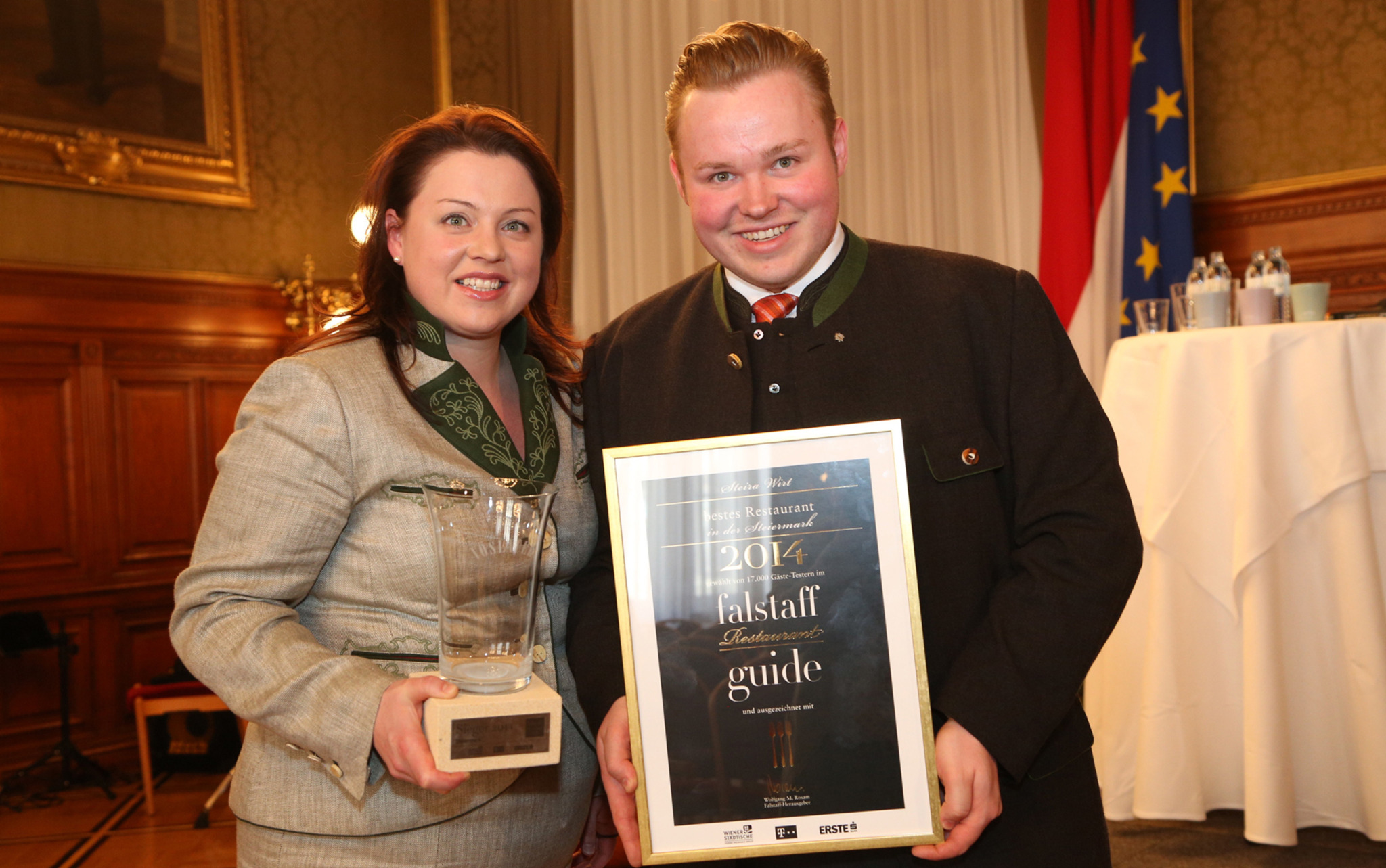 Steira Wirt trägt die Falstaff-Krone - Graz-Umgebung