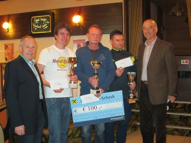 Bruno Stockinger "erkegelte" sich 150 Euro - Rohrbach