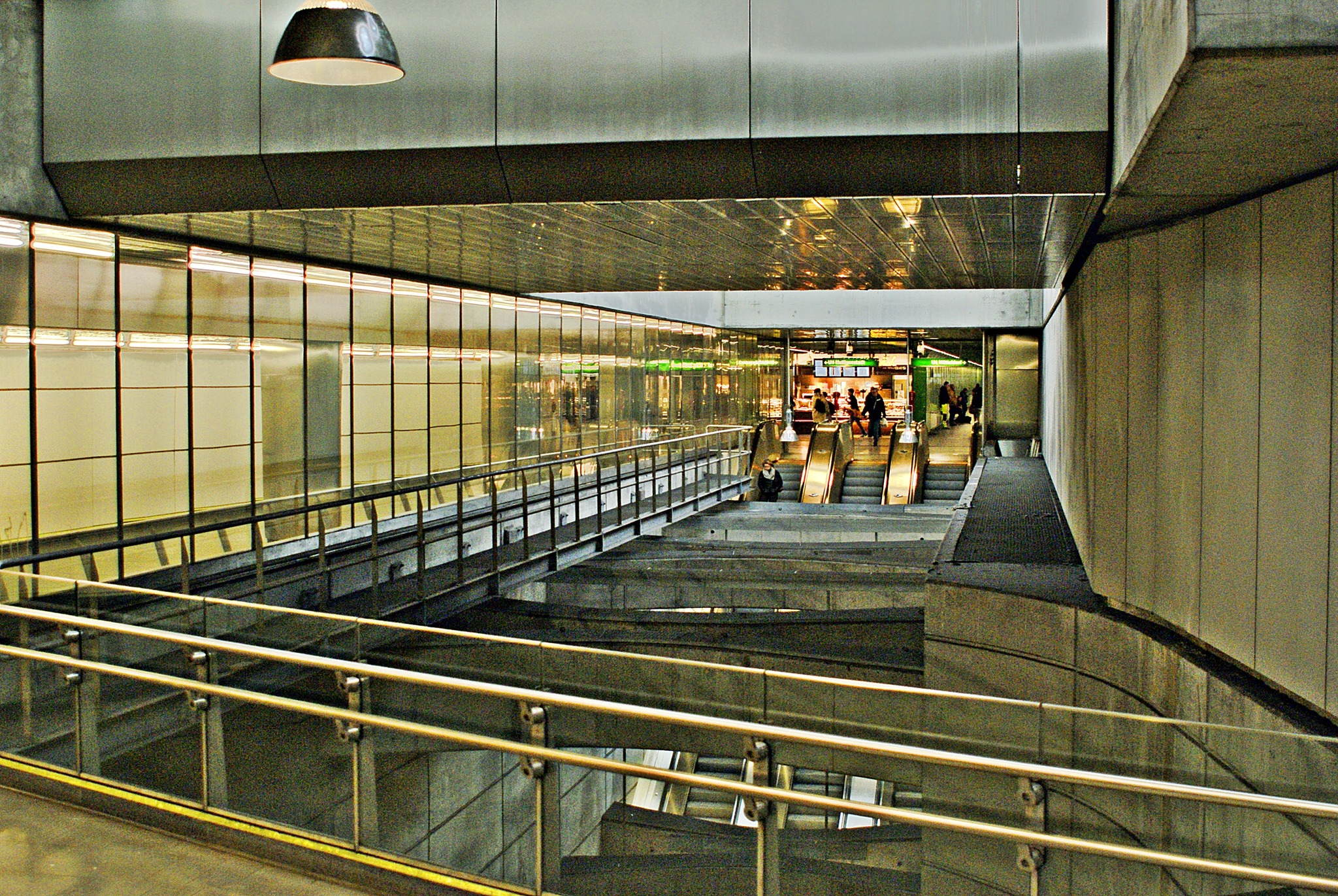 Die U Bahn Station Schottenring - Liesing
