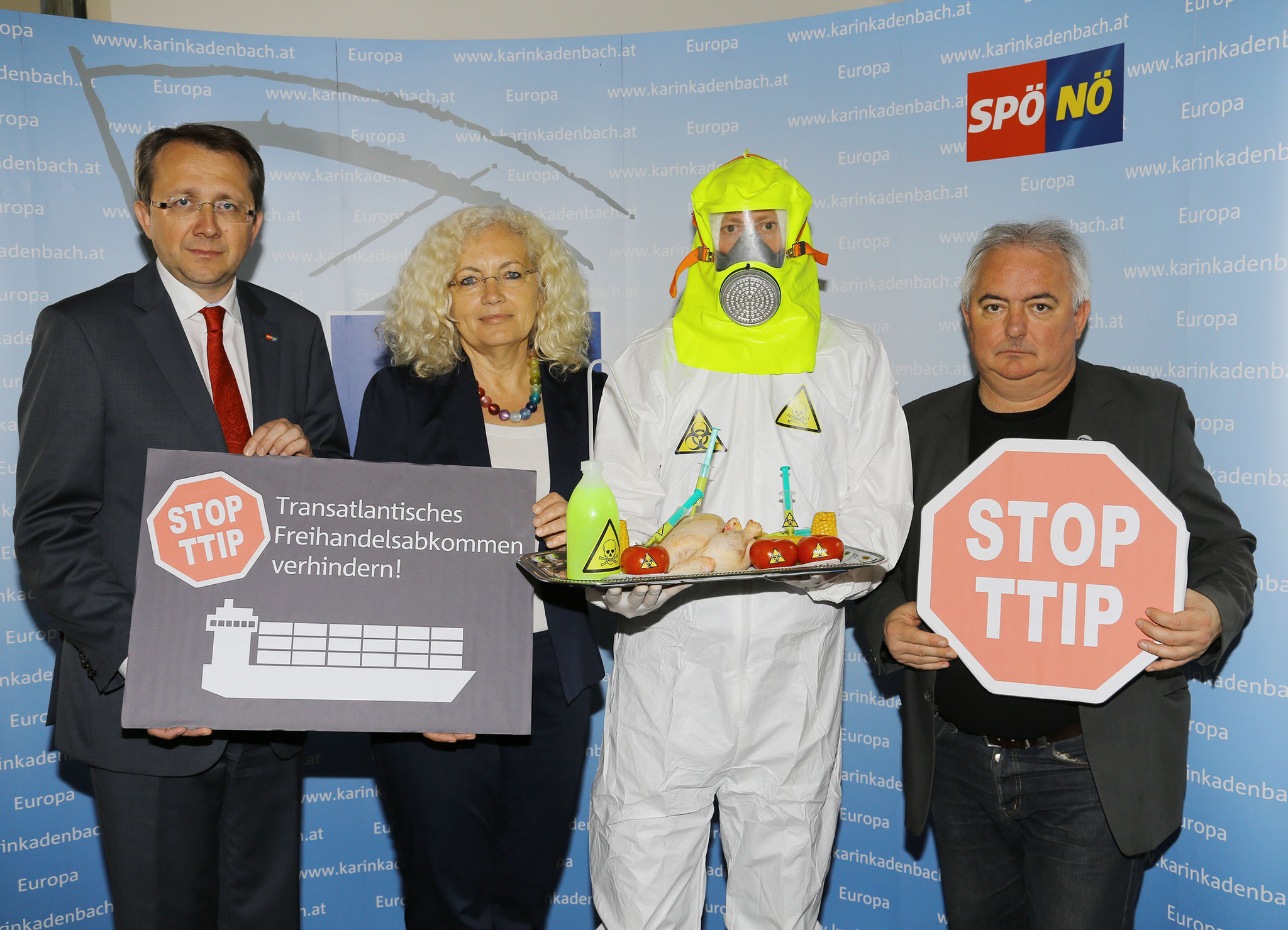 SP-Chef Christian Putz: "Nein zu Chlorhuhn und Genmais!" - Purkersdorf