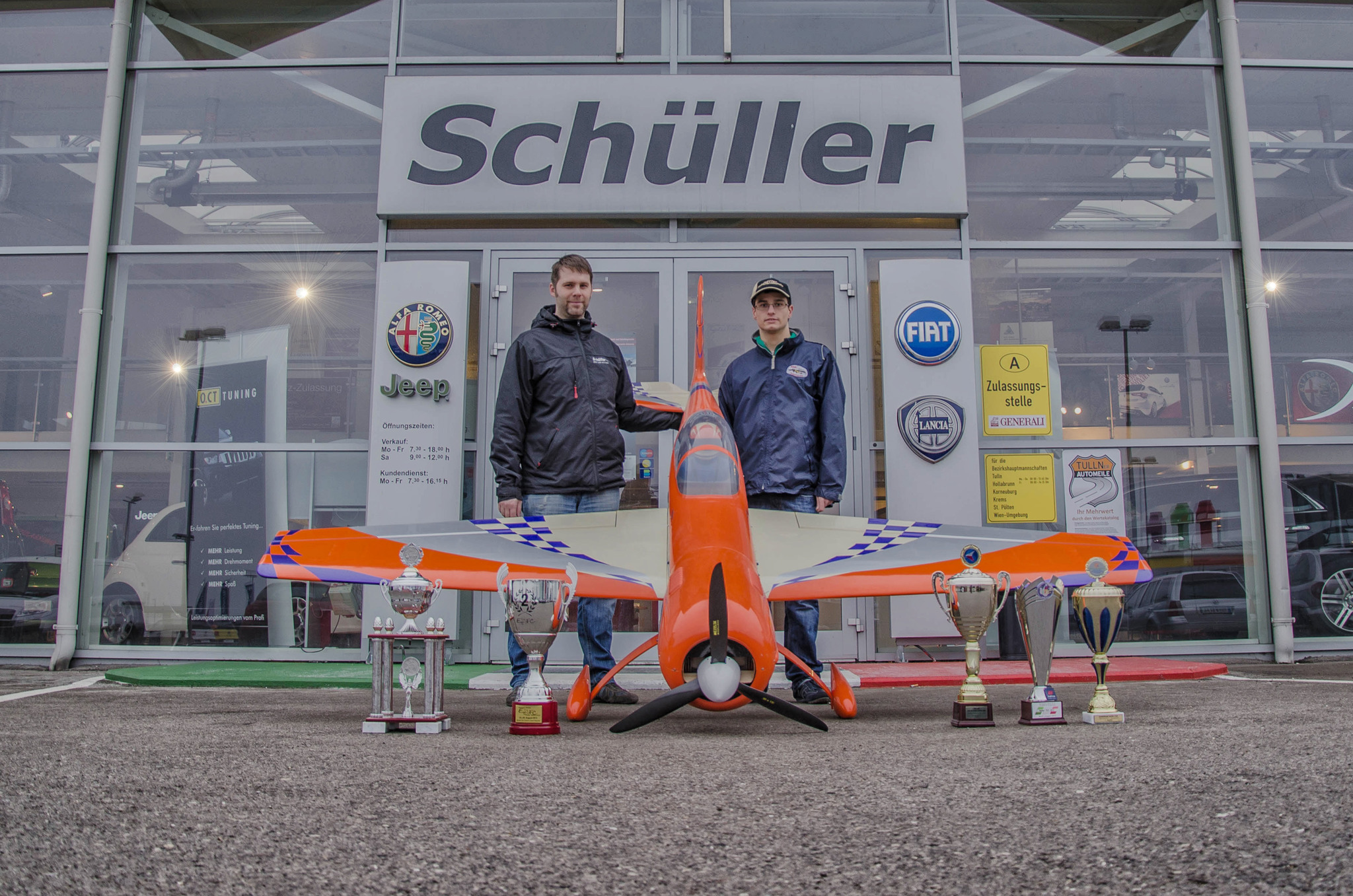 Fa. Schüller unterstützt Modellflug Europacupsieger - Tulln