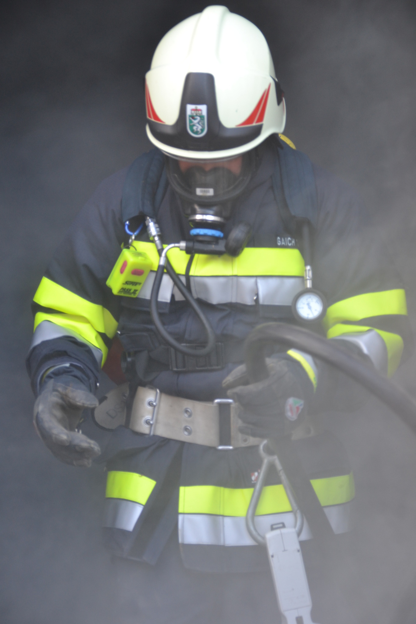 Feuerwehr-Übung mit Atemschutz - Deutschlandsberg