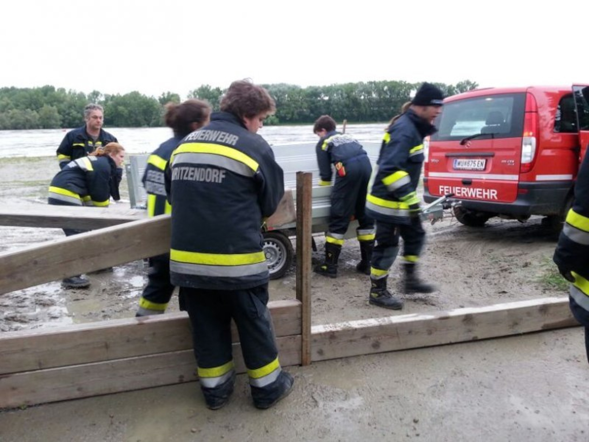 Hochwasser 2014 Kritzendorf: Aufatmen nach Hochwasseralarm - Klosterneuburg