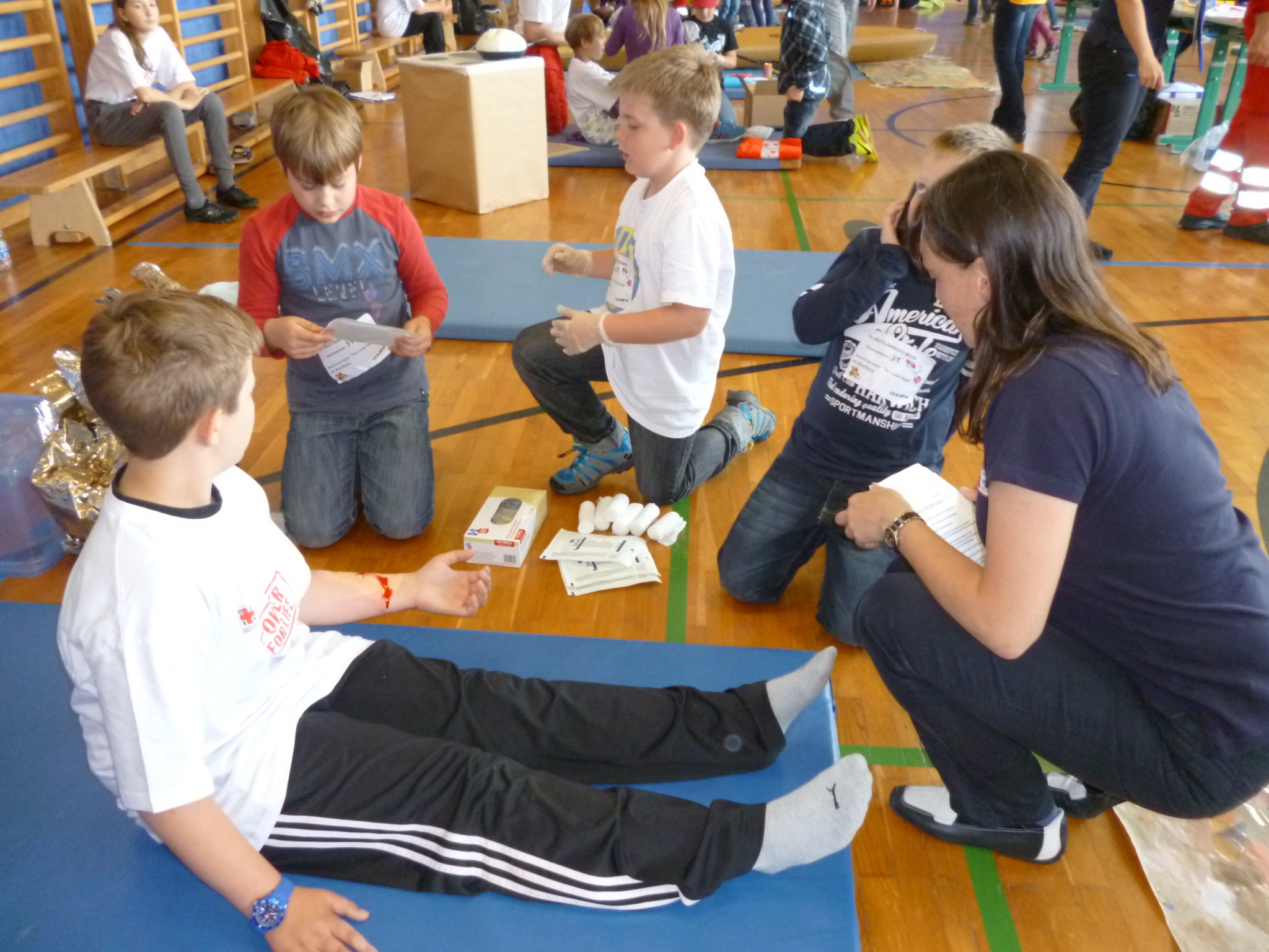 Helfi - VS Wartberg bei Erste Hilfe Bewerb im Landesfinale - Freistadt