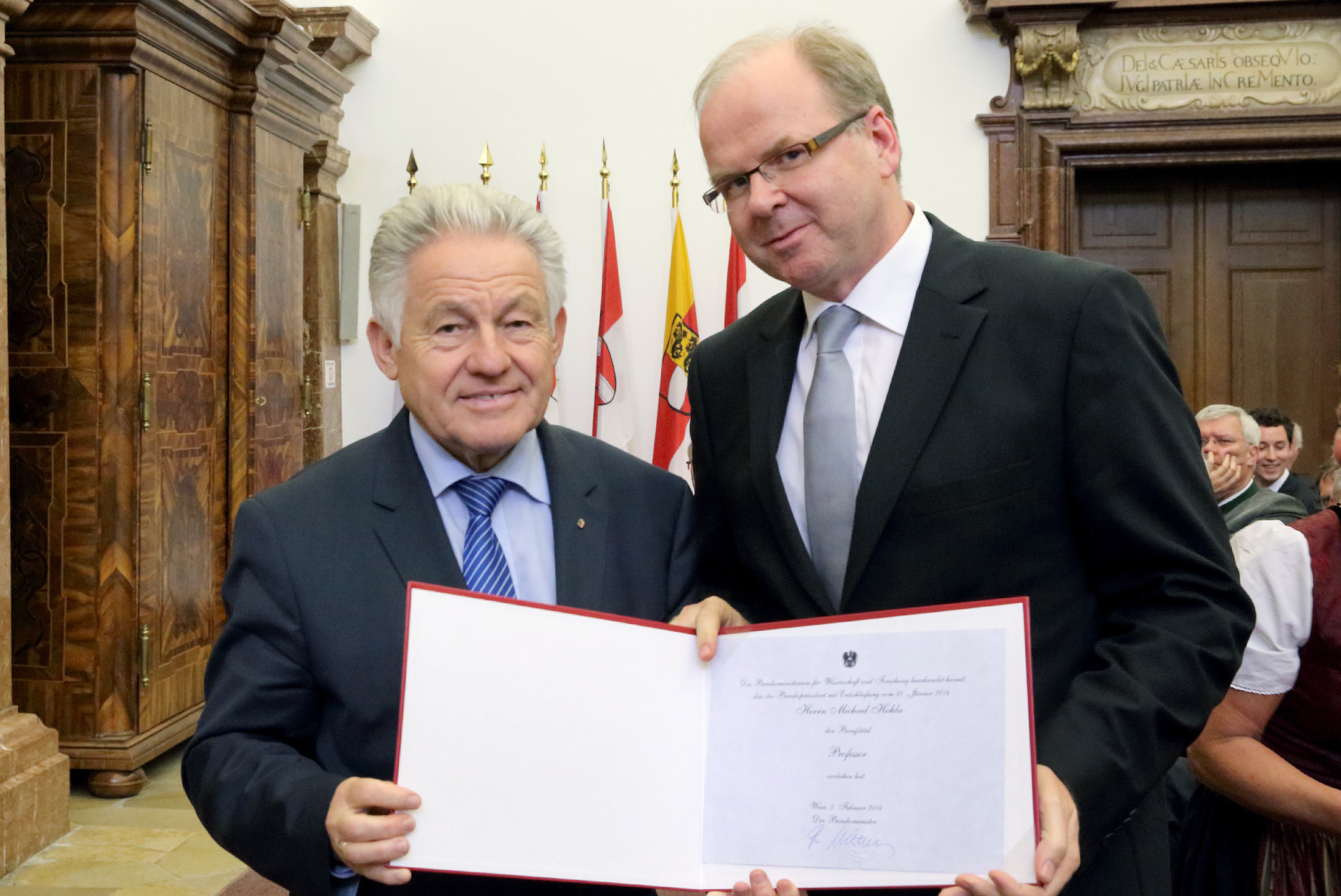 Michael Hohla ist jetzt Professor - Ried