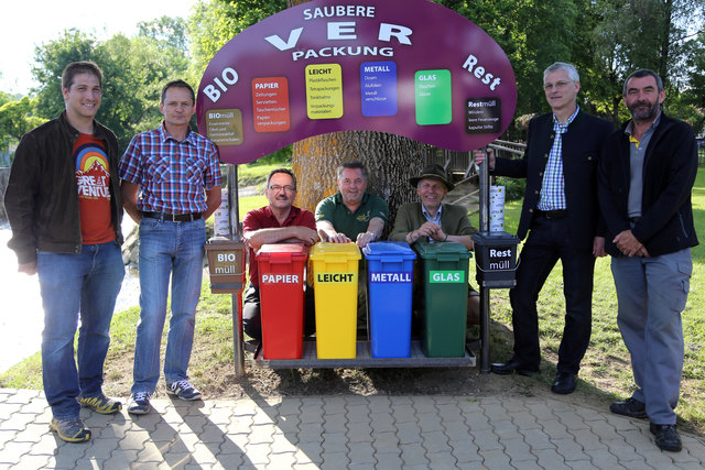 1. Wertstoffinsel im Freibad von St. Ruprecht - Weiz