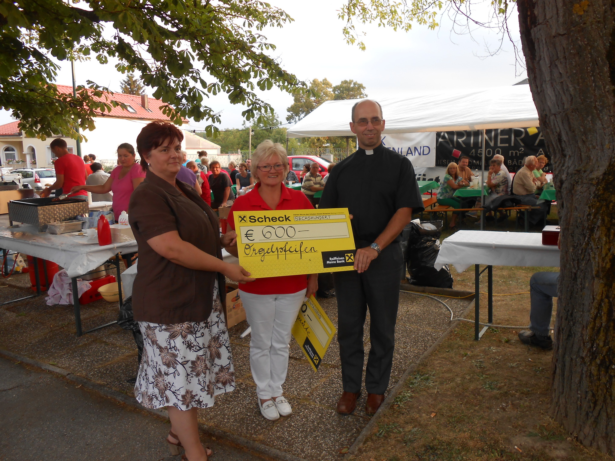 SPÖ Kaisersdorf spendete beim Sommerfest für guten Zweck - Oberpullendorf
