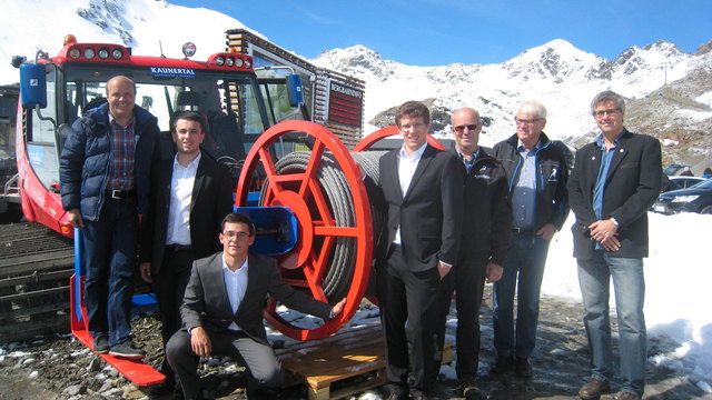 Junge Ingenieure präsentieren Neuheit am Kaunertaler Gletscher - Landeck