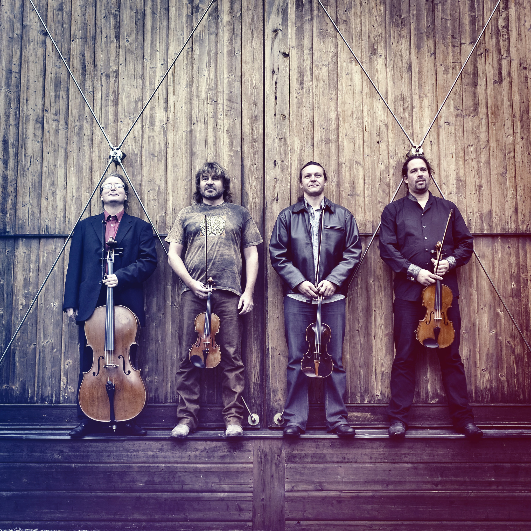 Spring String Quartet spielen am Hauptplatz Enns - Enns