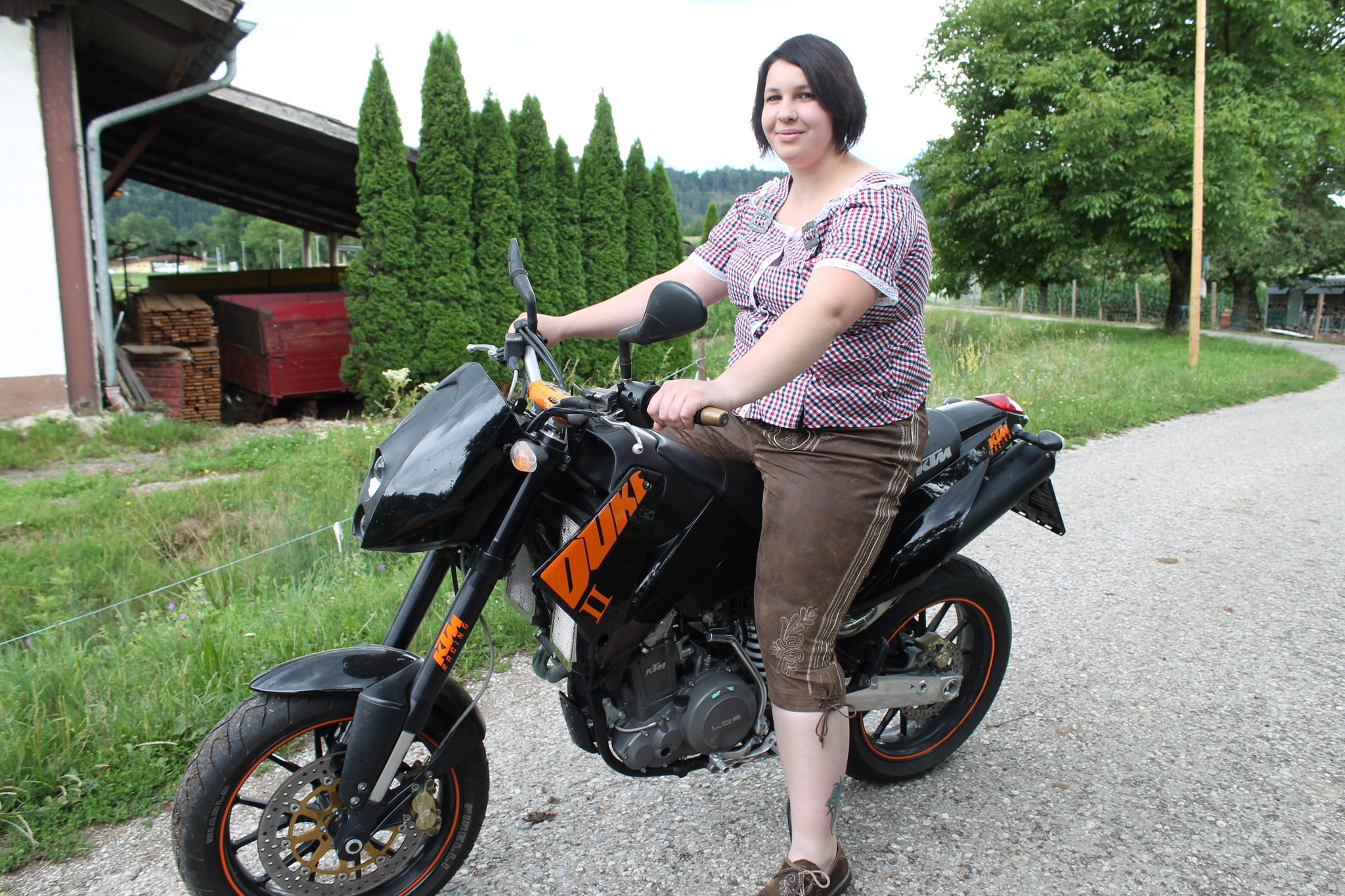 Die Prinzessin am Motorrad - Völkermarkt