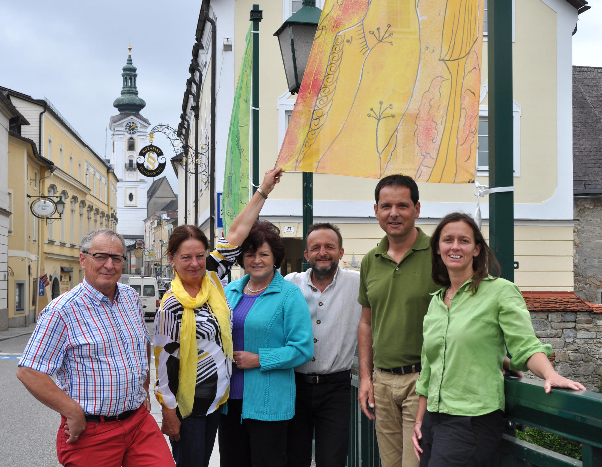 Neue Stadtflaggen für Freistadt - Freistadt