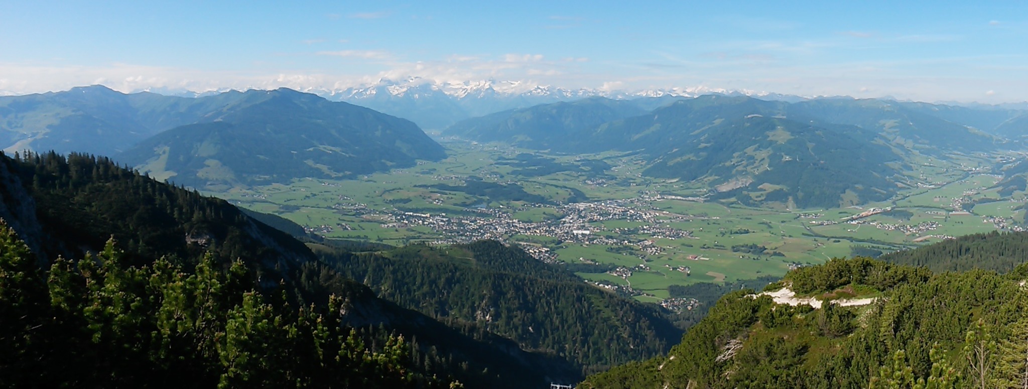 Blick auf Saalfelden - Pinzgau