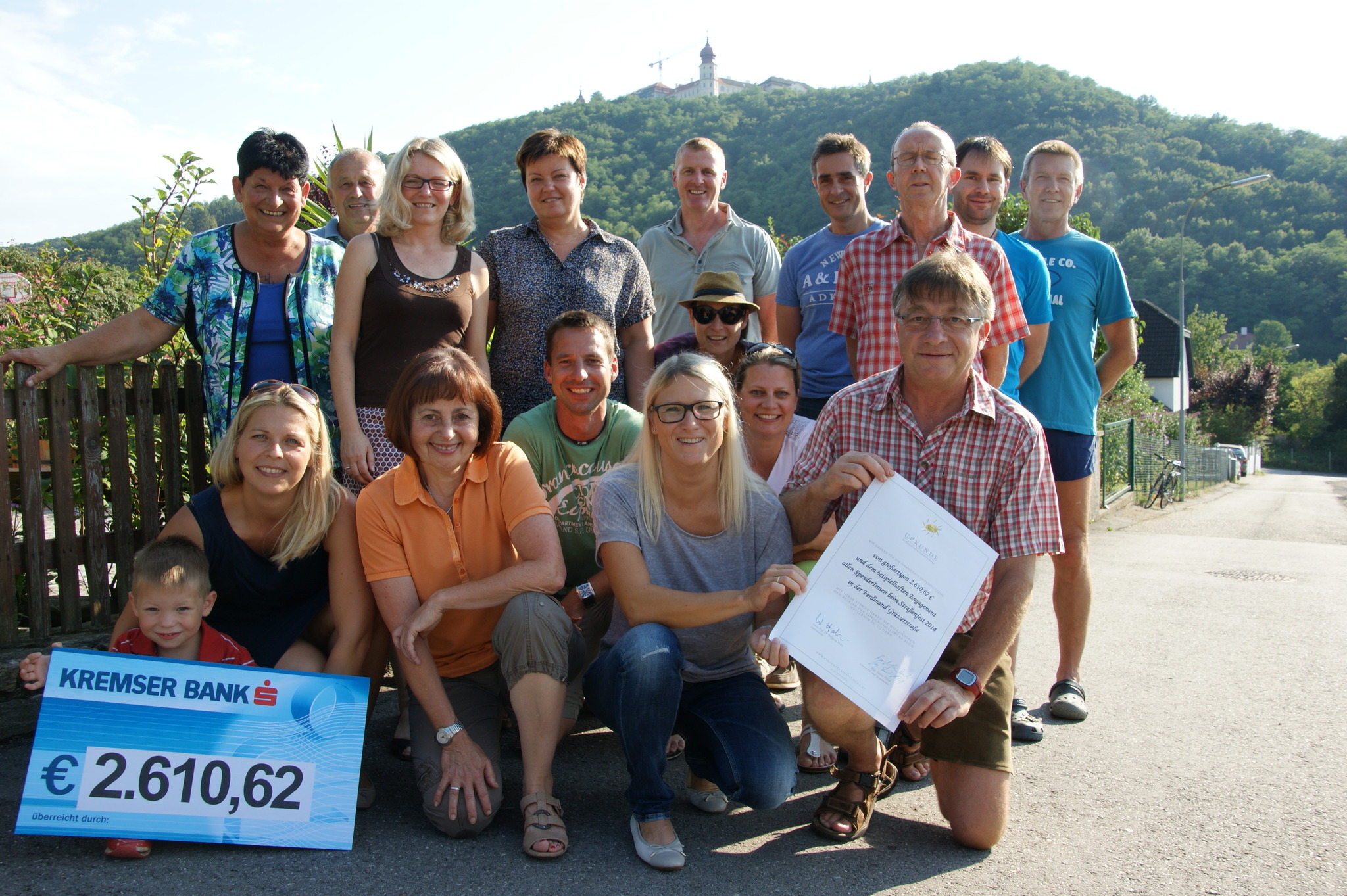 Straßenfest mit doppelten Mehrwert in Furth - Krems