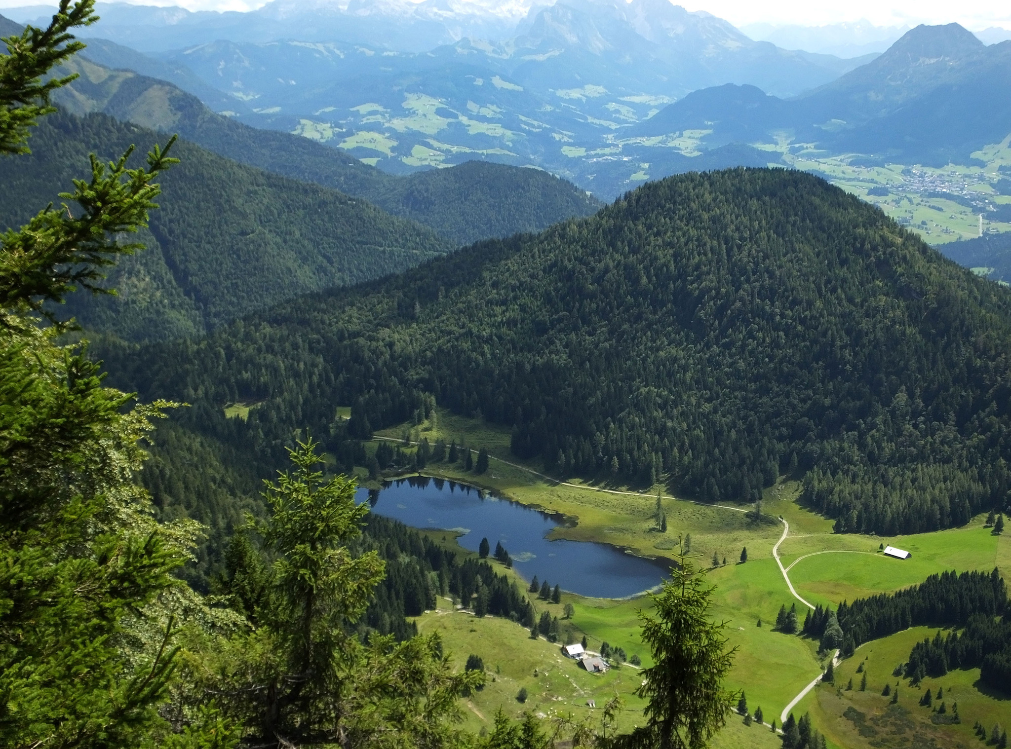 Der Seewaldsee aus der Vogelperspektive - Lungau