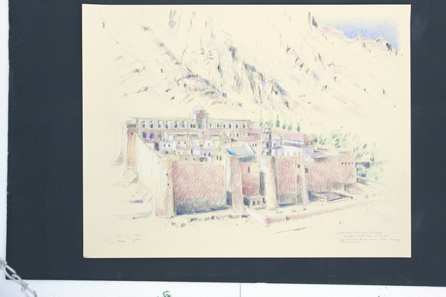 Franz de Paul Armbruster mit Reiseskizzen - Kirchdorf