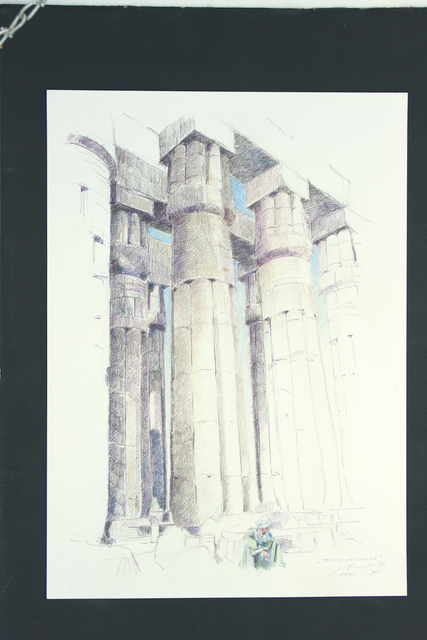 Franz de Paul Armbruster mit Reiseskizzen - Kirchdorf