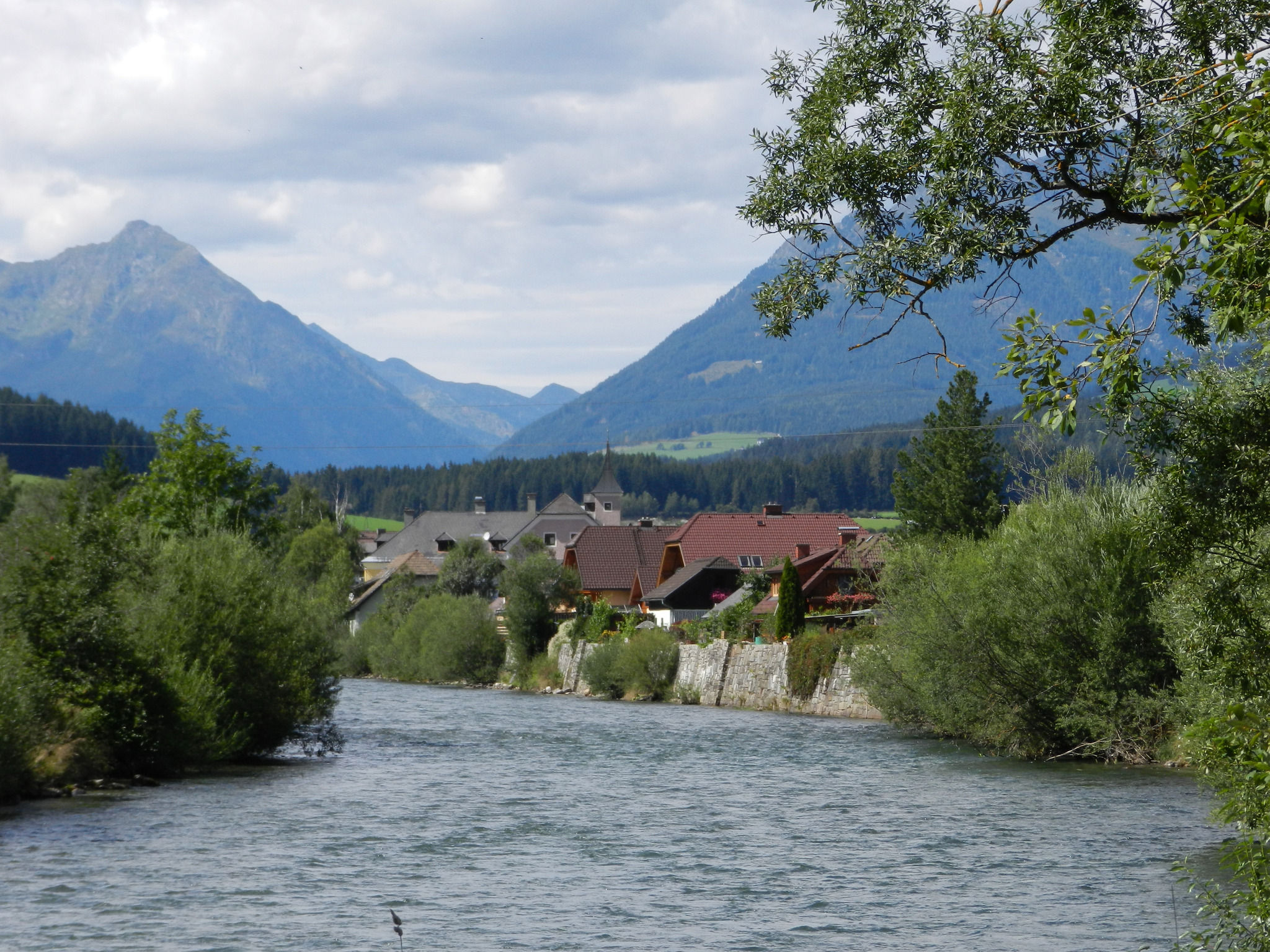 Die Mur im Süden Tamswegs - Lungau