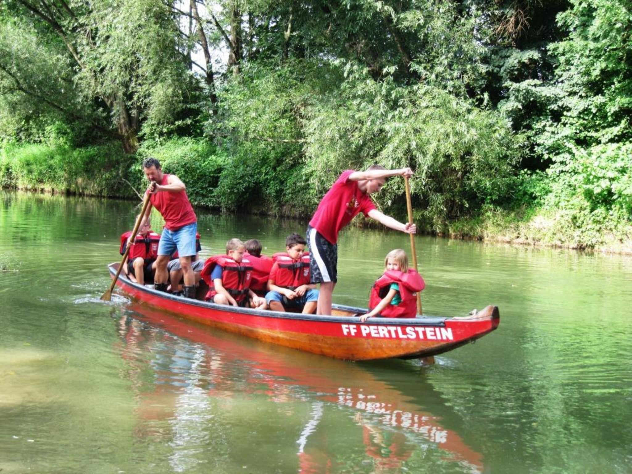 Pertlsteiner Kinder erkundeten die Raab - Graz-Umgebung