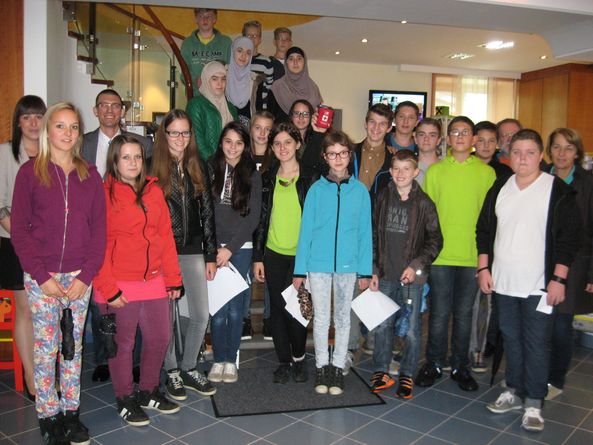 Berufsvorstellung in der Raiffeisenbank Semriach - Graz-Umgebung