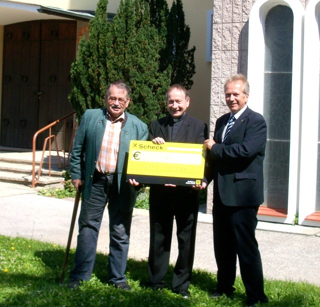 Spende für die Angerner Pfarrkirche - Gänserndorf