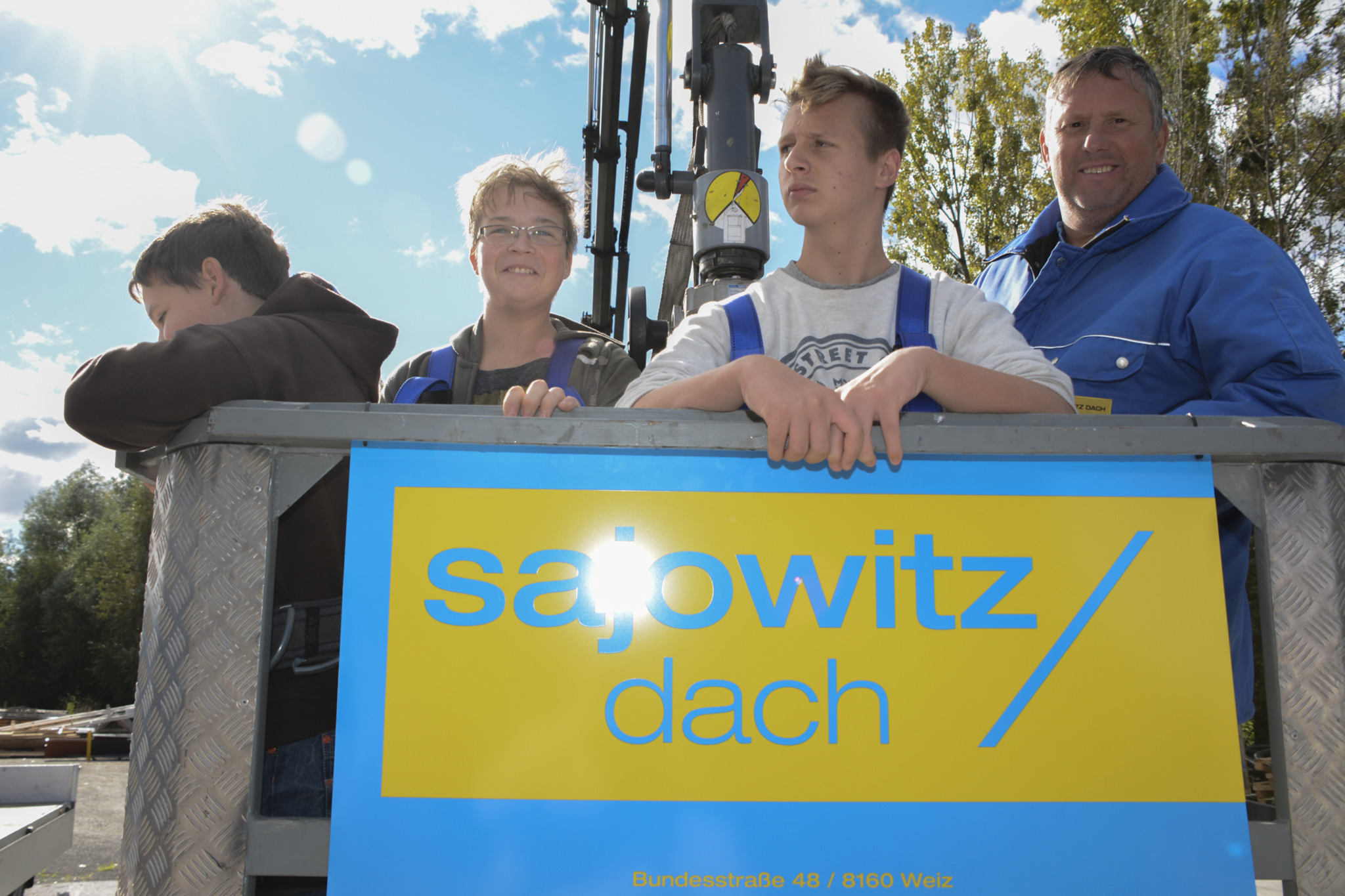 Hoch hinaus mit der Firma Sajowitz: Lehrlinge aus ganz Weiz bekamen ...