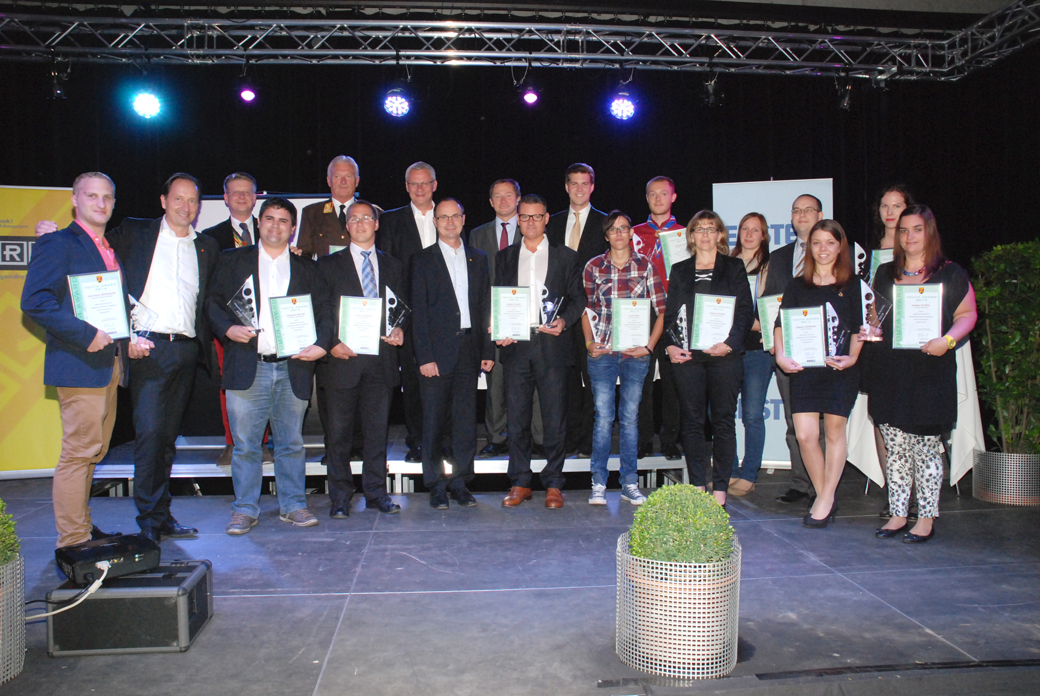 Peter Wachter erhielt Youth Award 2014 - Oberwart