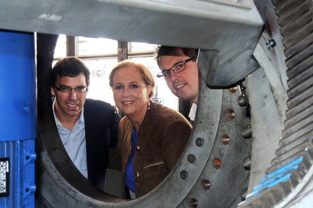 Hoher Besuch bei der Fa. Leitner in Telfs - Imst