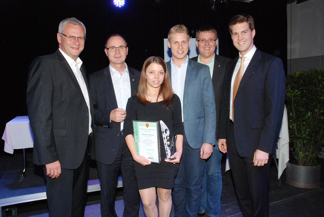 Peter Wachter erhielt Youth Award 2014 - Oberwart