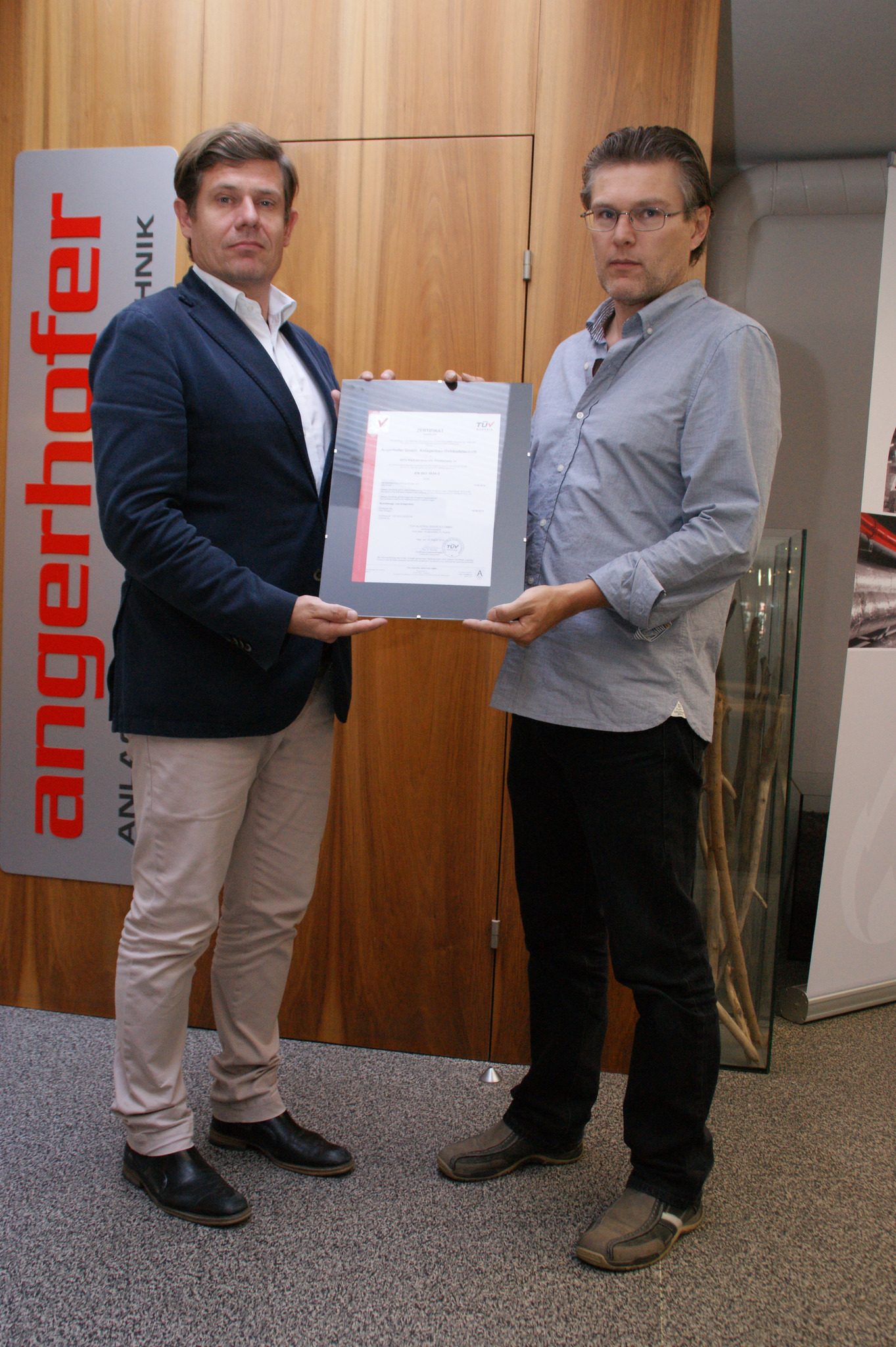 Angerhofer erhält höchste Schweiß-Zertifizierung - Ried