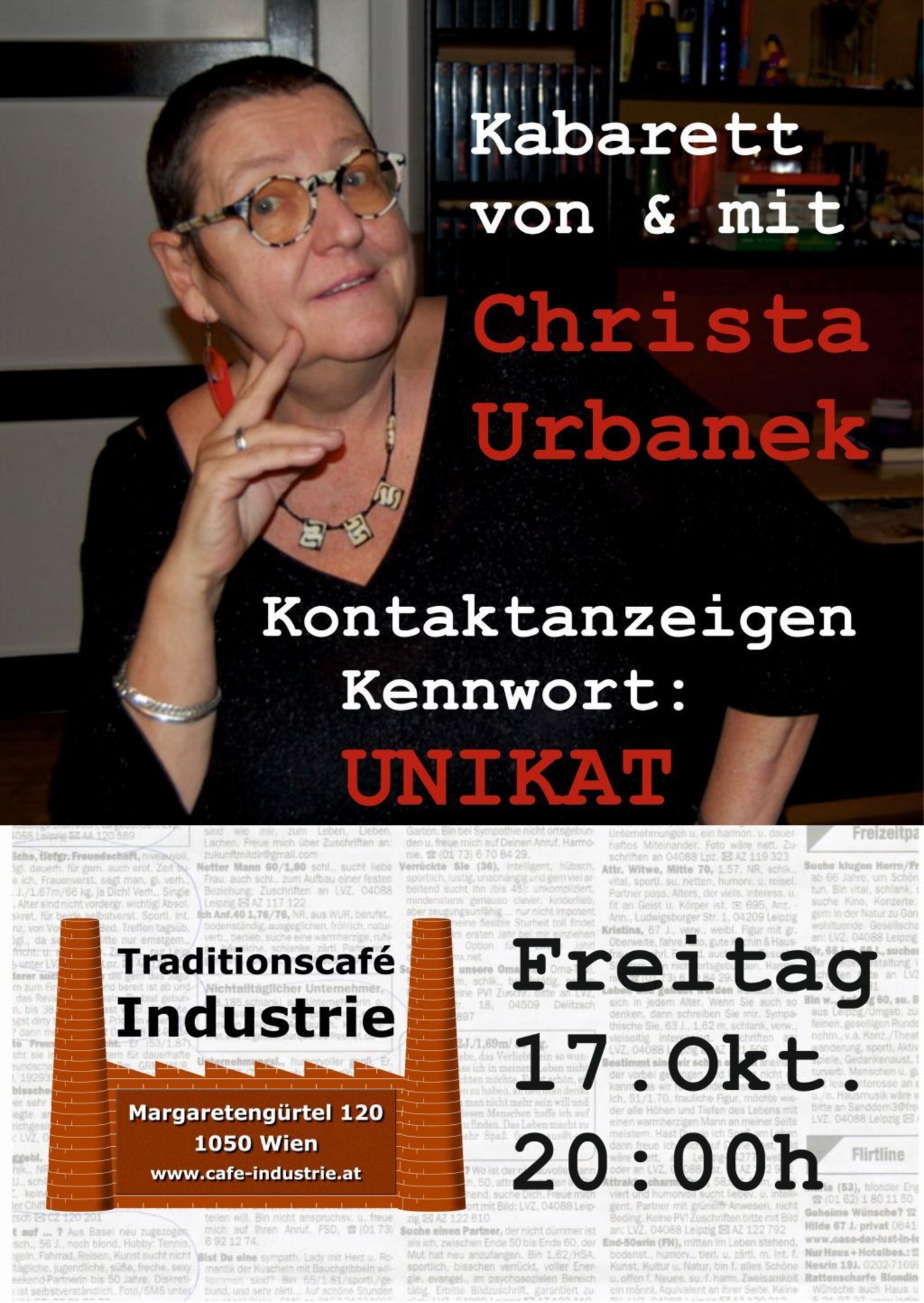 Christa Urbanek im Industrie! - Margareten