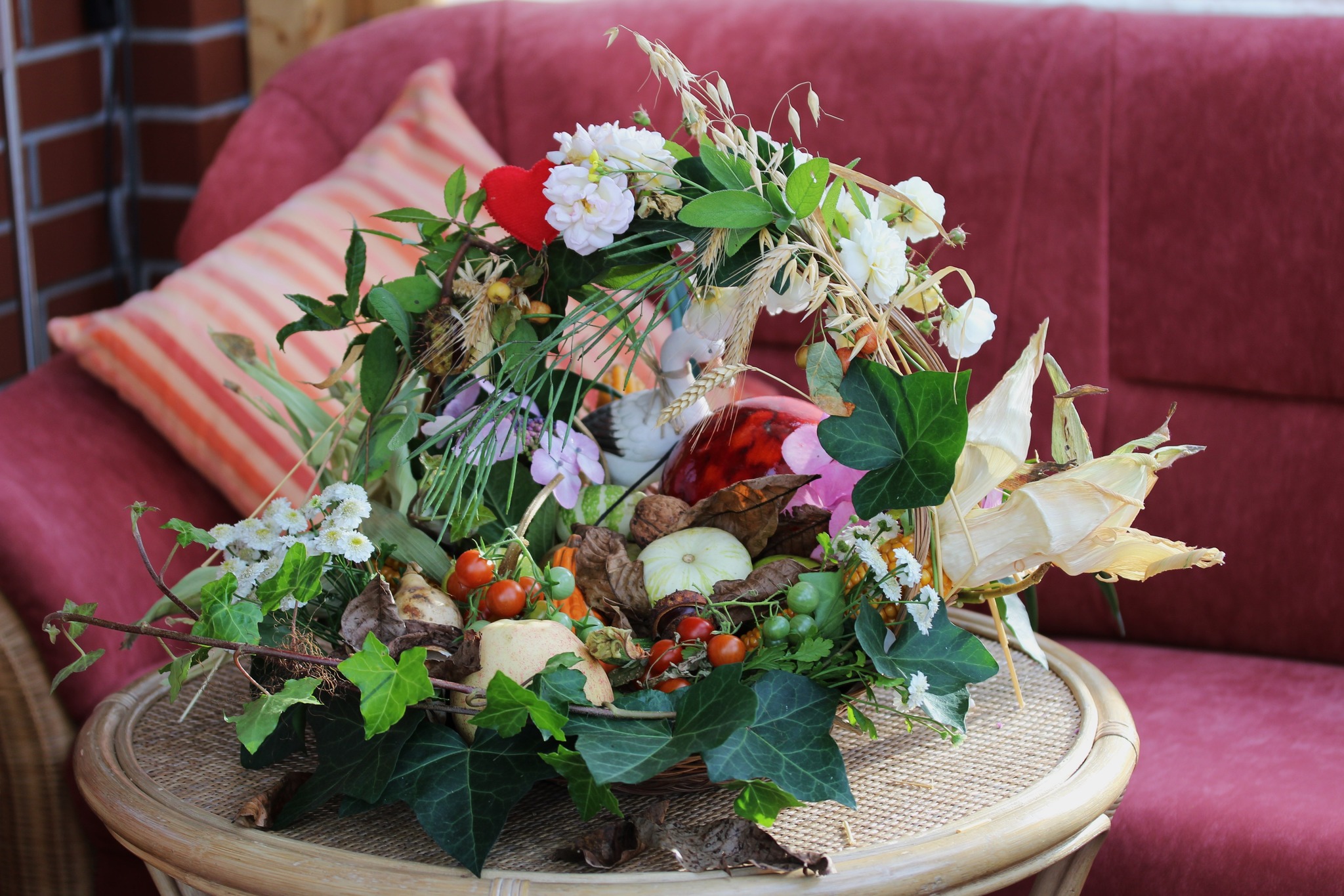 **Erntedank - Korb**, als kleines D*A*N*K*E*S*C*H*Ö*N - Vöcklabruck