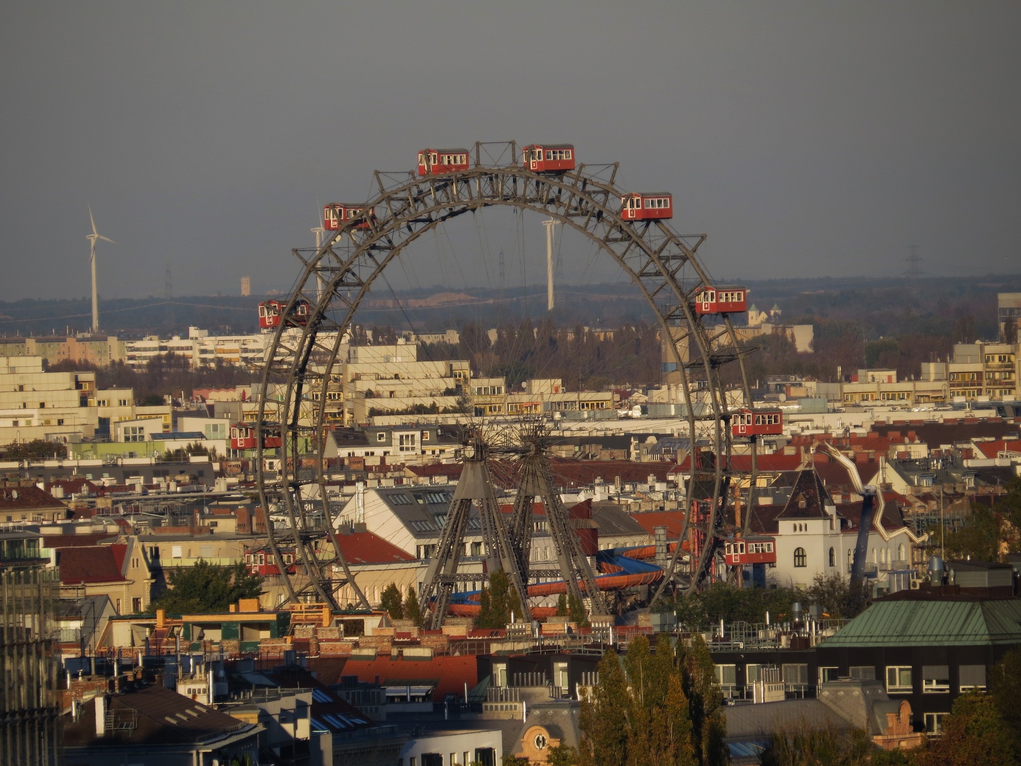 Das Riesenrad - einmal anders fotografiert - Neubau