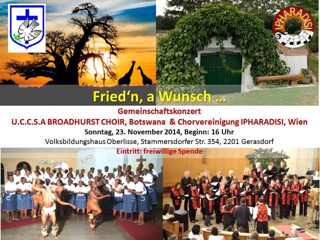 Gospelkonzert - Friedn, a Wunsch... - Mistelbach