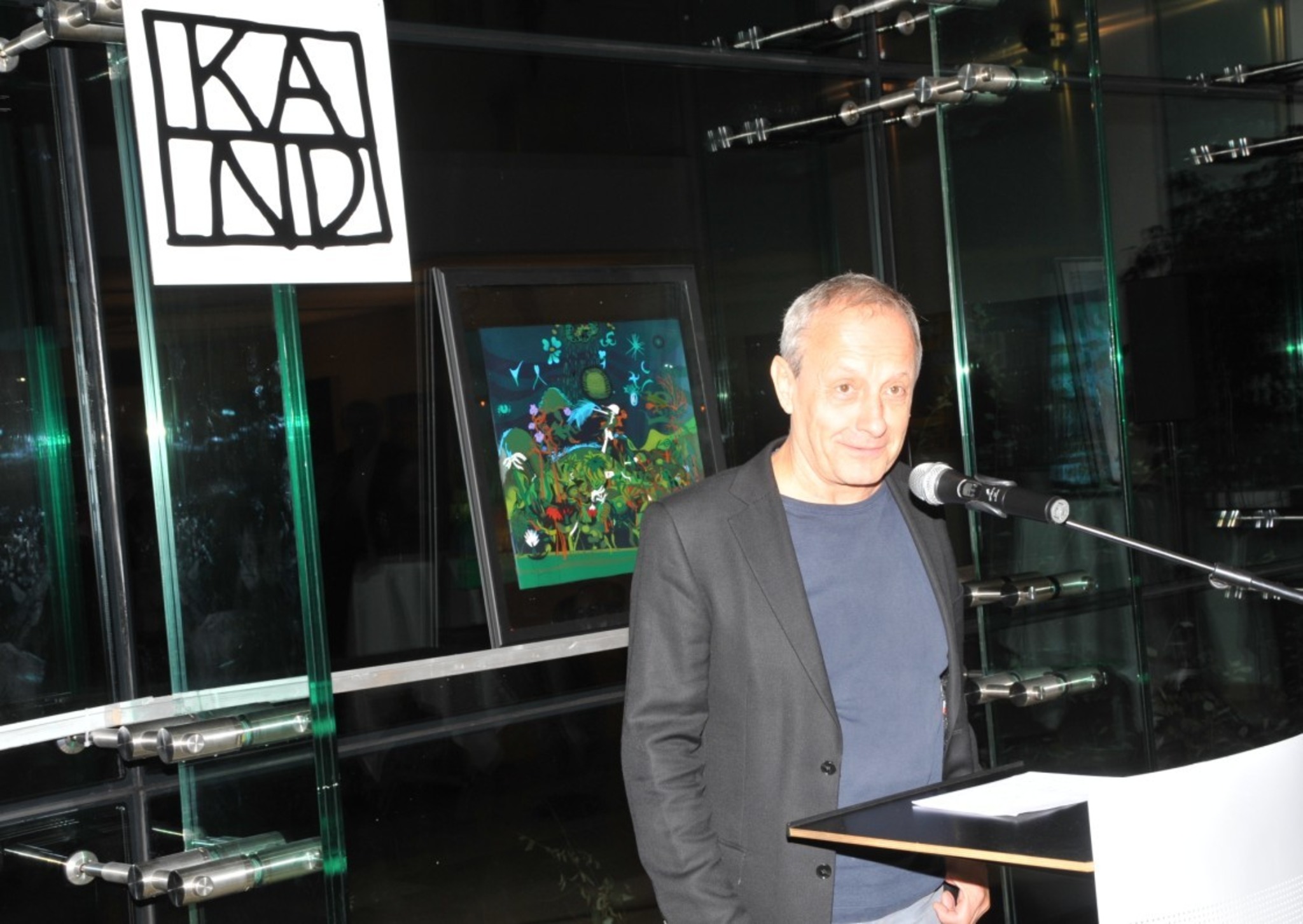 Helmut Kand in der Galerie Schloß Gabelhofen - Murau