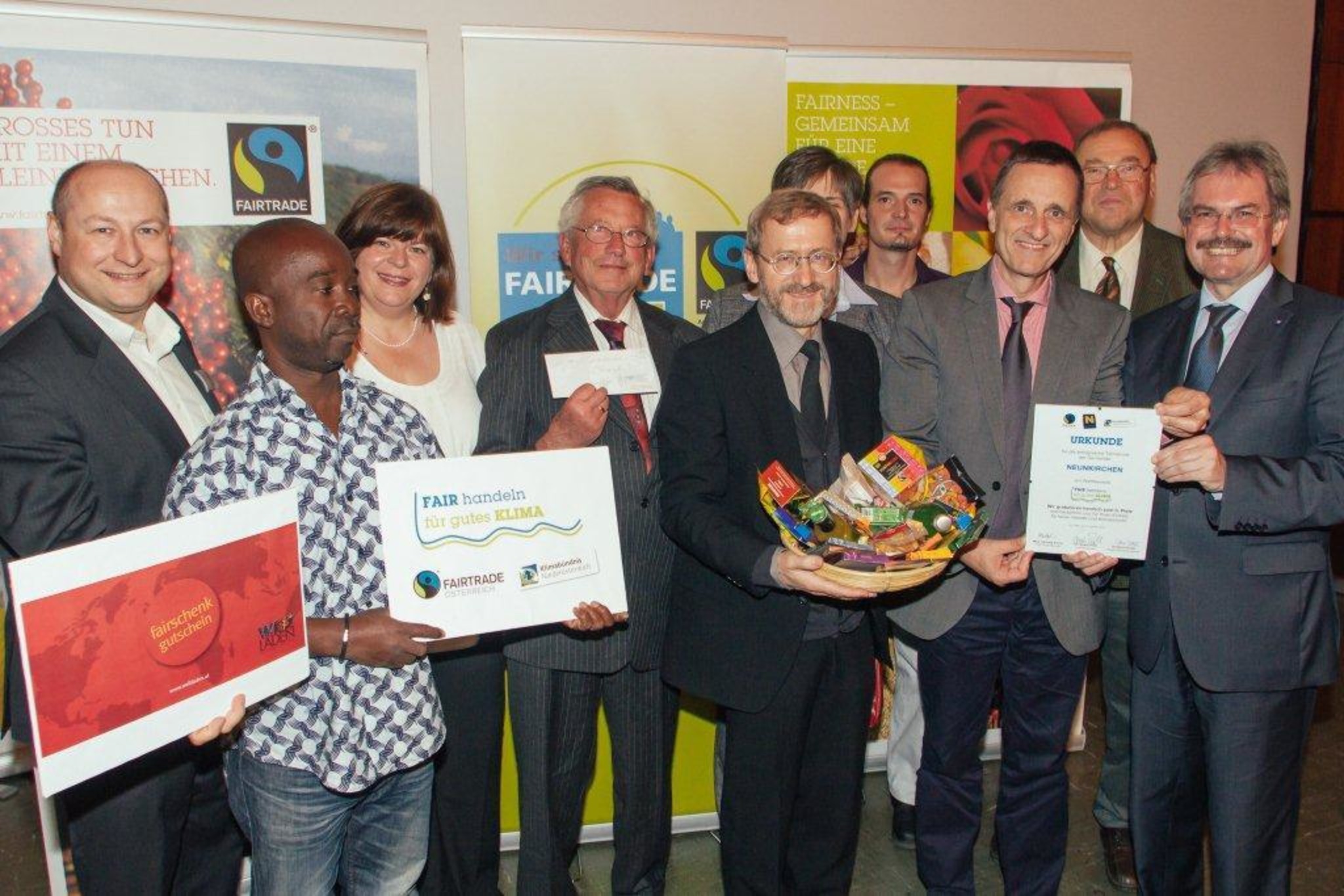 3. Preis für Stadtgemeinde Neunkirchen bei "Fairtrade" - Neunkirchen