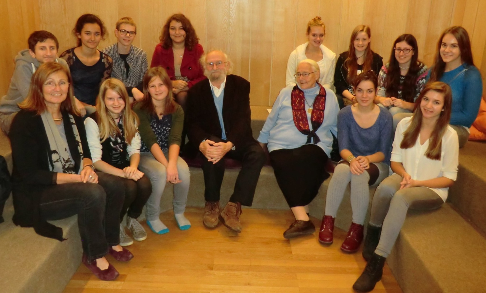 Sigrun und Herbert Berger zu Gast im BORG - Krems