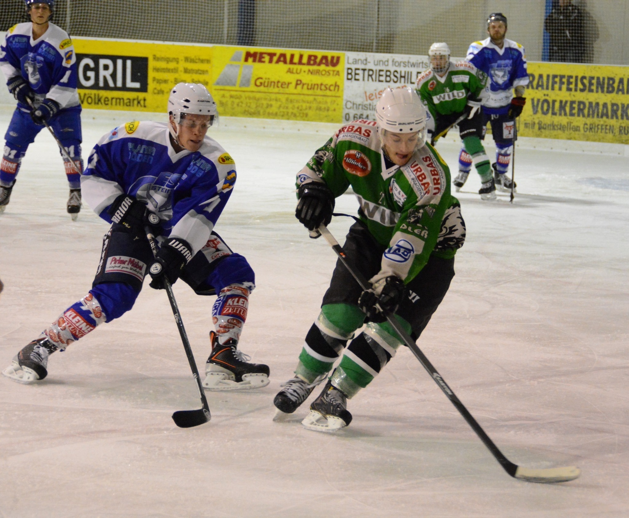 Eishockey: VST Adler Völkermarkt - ESC Steindorf 0:8 (0:2 0:4 0:2 ...